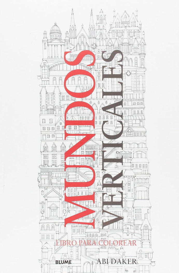 Mundos Verticales. Libro para colorear | Abi Daker – Libreria Paideia